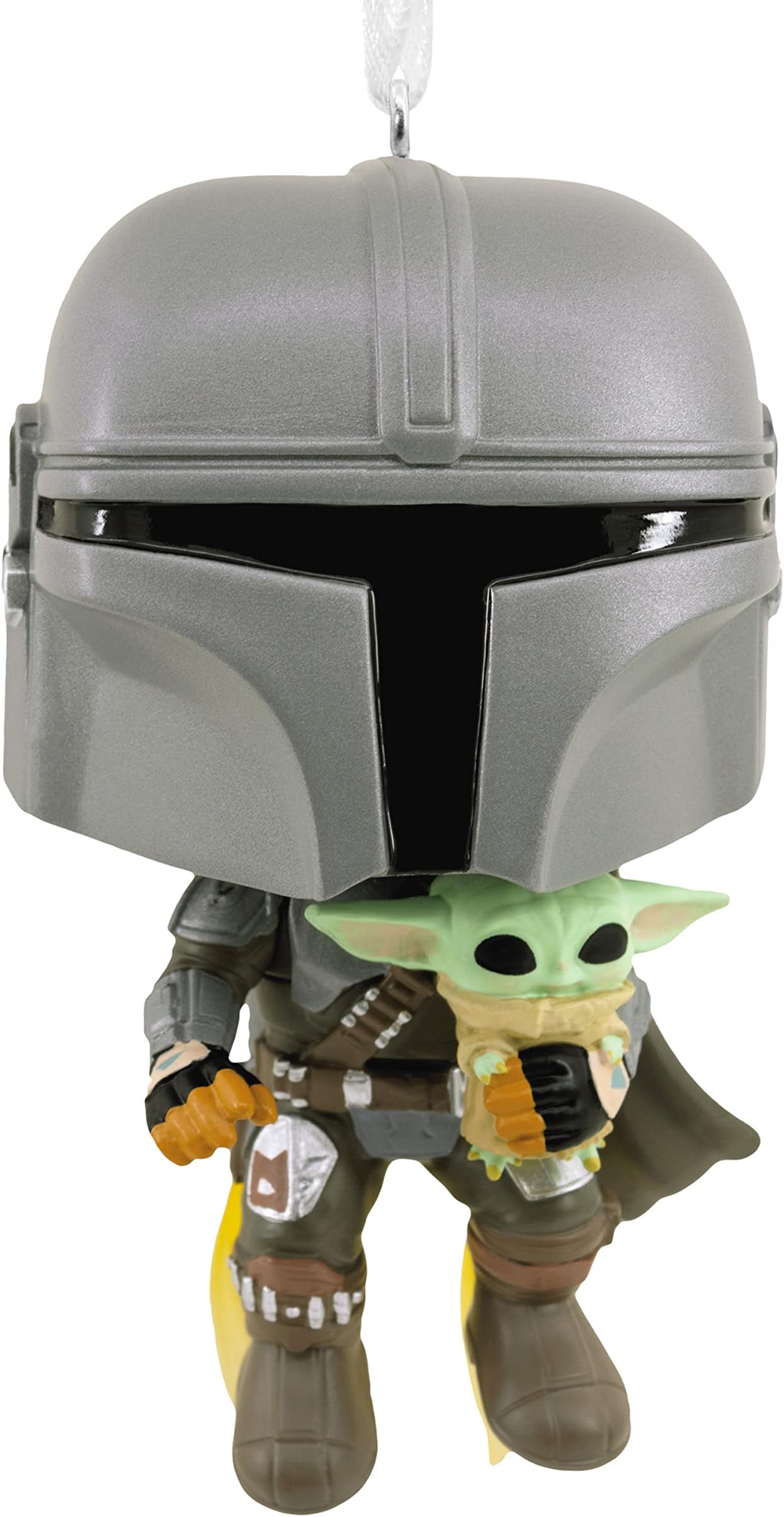 Amazon.com: Hallmark Christmas Ornament, Star Wars: The Mandalorian The ...