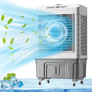 Amazon.com: Aircooler, Portable Air Cooler, 3 Speeds, 120° Oscillation ...