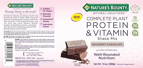 Nature's Bounty Optimal Solutions - Mezcla | Yaxa Colombia