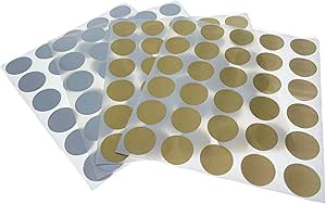 Scratch Off Stickers 120 Pieces 2.5cm Round Scratch Stickers, DIY ...