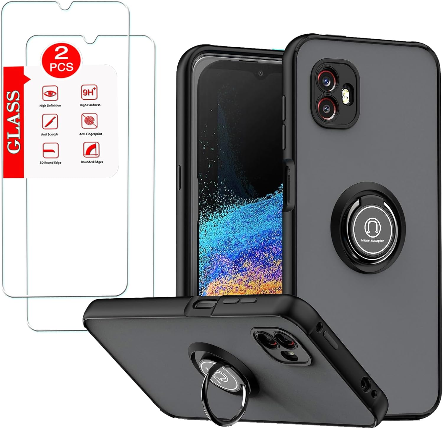 Amazon.com: Anvzle for Samsung Galaxy XCover 6 Pro Case with [2 Pack ...