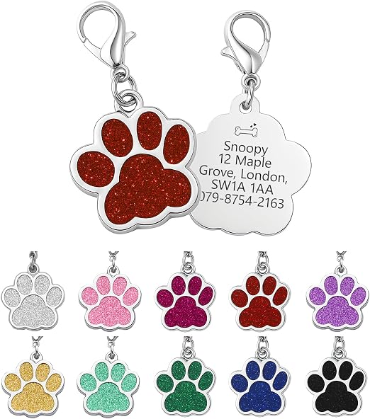 Dog Tags for Pets Engraved UK, Personalised Dog Tag with Any Name ...