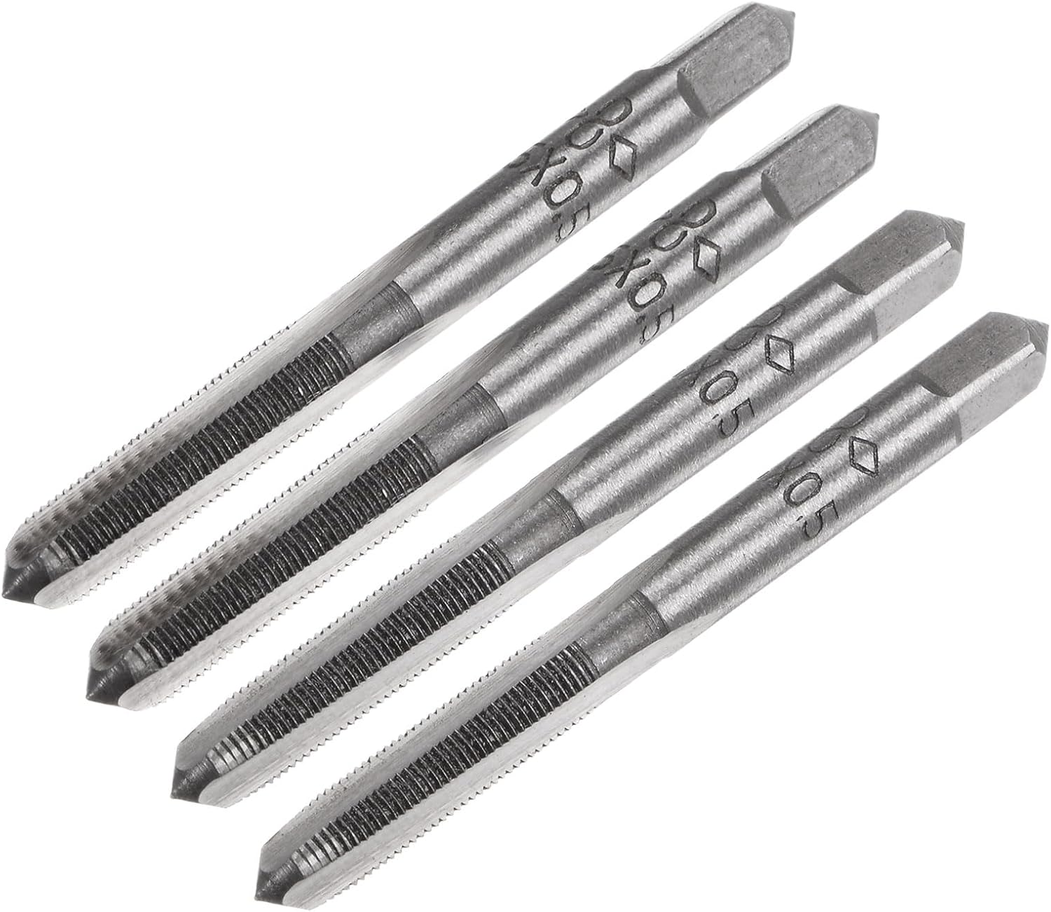 Amazon.com: uxcell 2 Pairs Metric Hand Tap Set, M5 x 0.5 Taper/Bottom ...