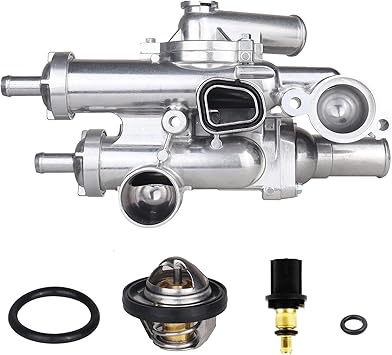 Amazon.com: 68003582AB Thermostat Housing Assembly, Upgraded Aluminium ...
