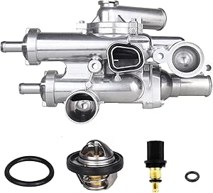Amazon.com: 68003582AB Thermostat Housing Assembly, Upgraded Aluminium ...