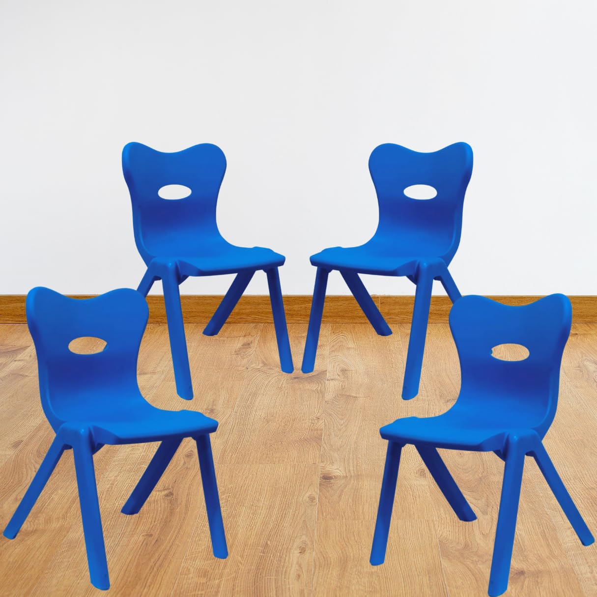 RUDRAMS Set of 4 Plastic Kids Chair | Portable Chair for Kids | Sturdy ...
