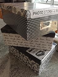 Amazon.com: Pioneer Photo Albums Photo Storage Box, Chalkboard ...