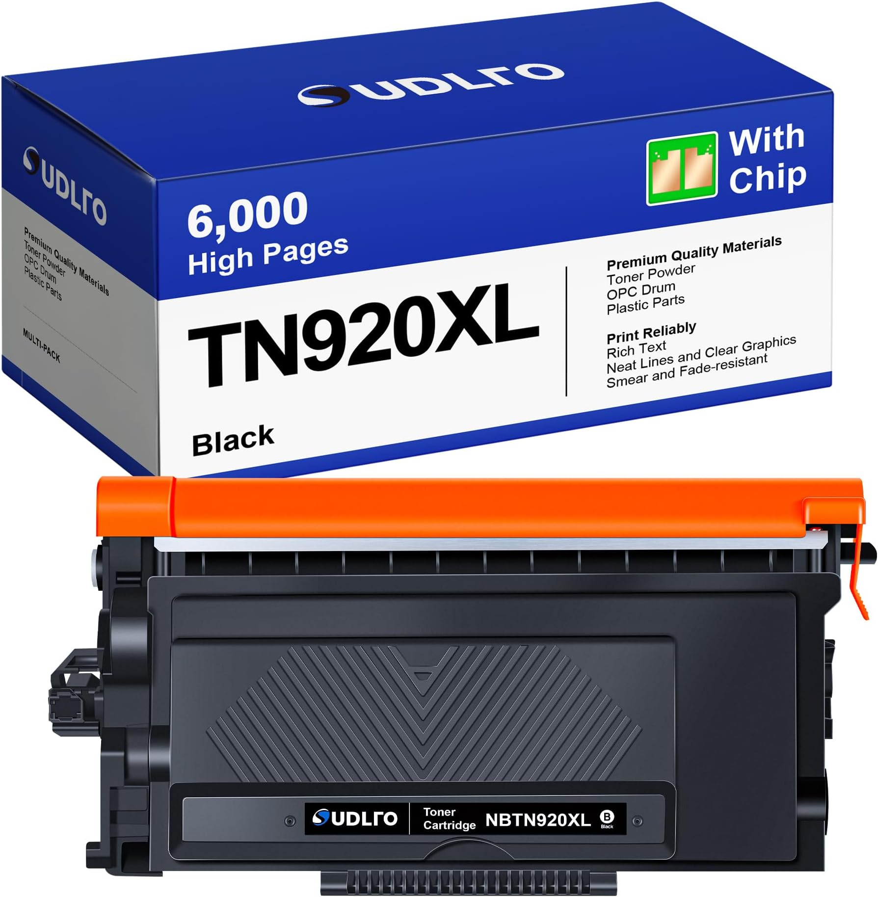 Amazon.com: Brother Genuine Cartridge TN920XL High Yield Black Toner ...