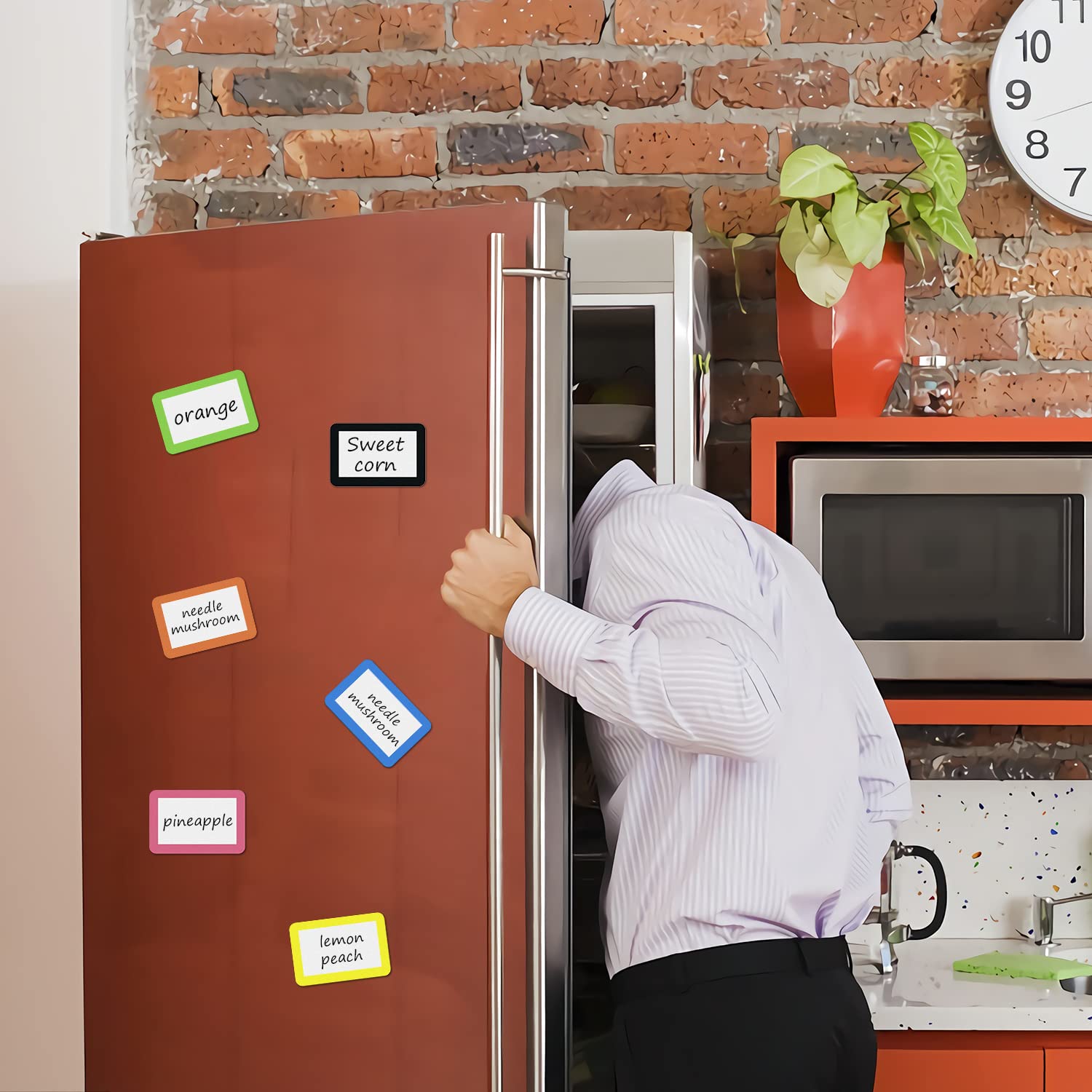 Snapklik.com : Dry Erase Magnets Set - 24 Pack - 3x2 In Whiteboard ...