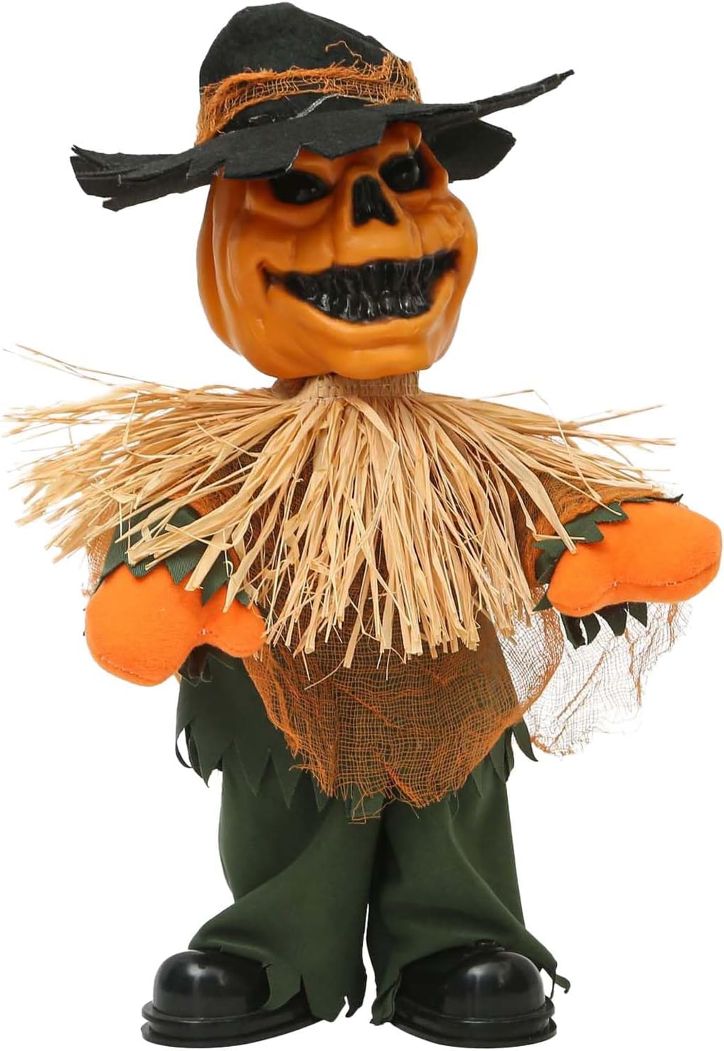 Amazon.com: 14″ Walking Animatronic Pumpkin Ghost, Halloween ...