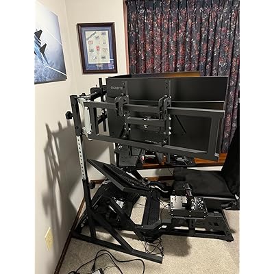 SimFab Triple Monitor and TV Floor Stand Model HD | Australia | Ubuy