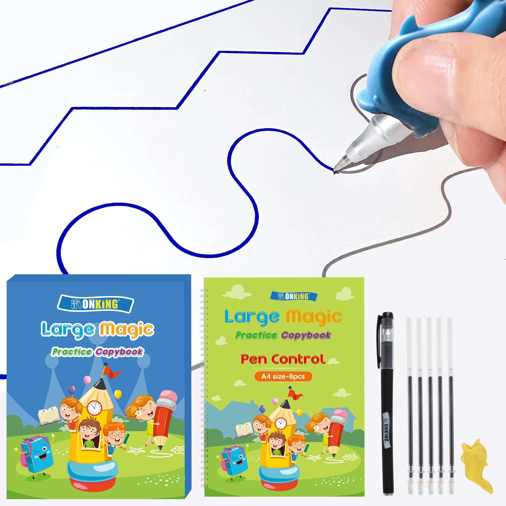 Amazon.com : Tracing and Pen Control Activity Book，Magic Practice ...