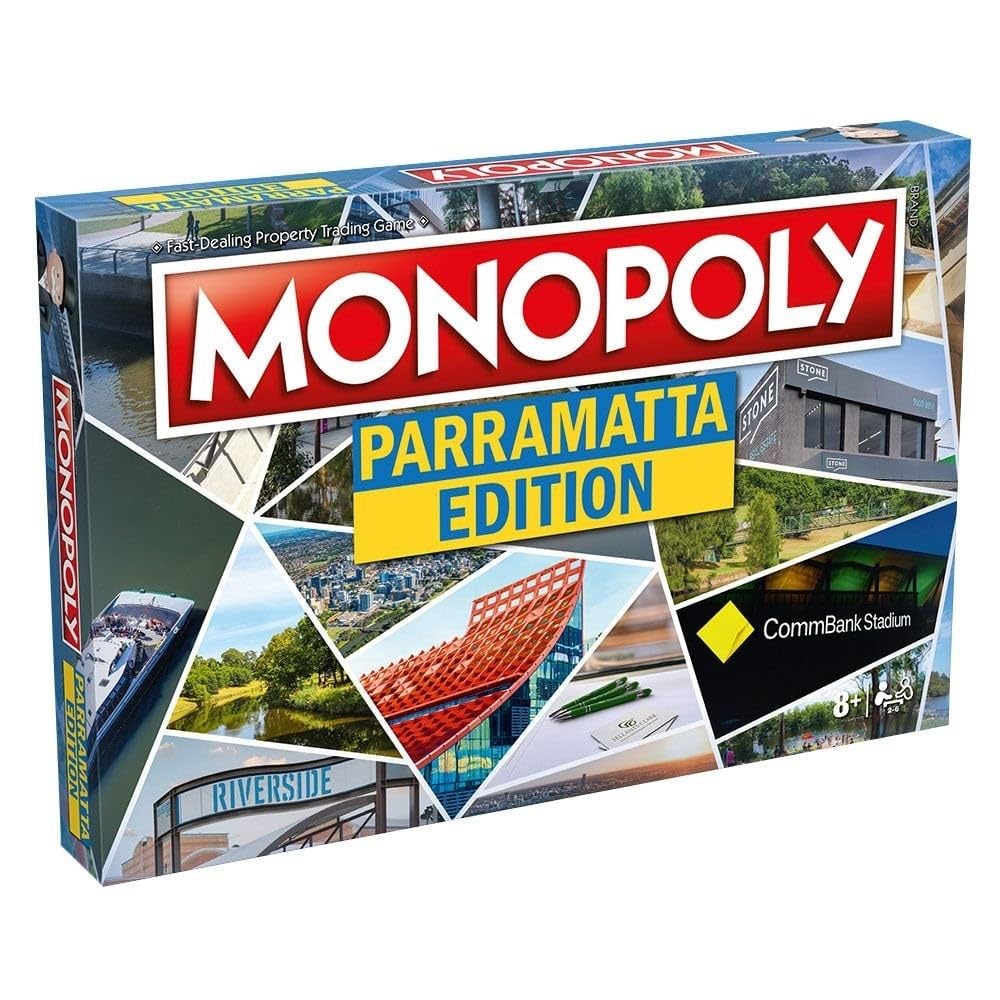 Monopoly: Parramatta Edition Board Game, Australia, New South Wales ...