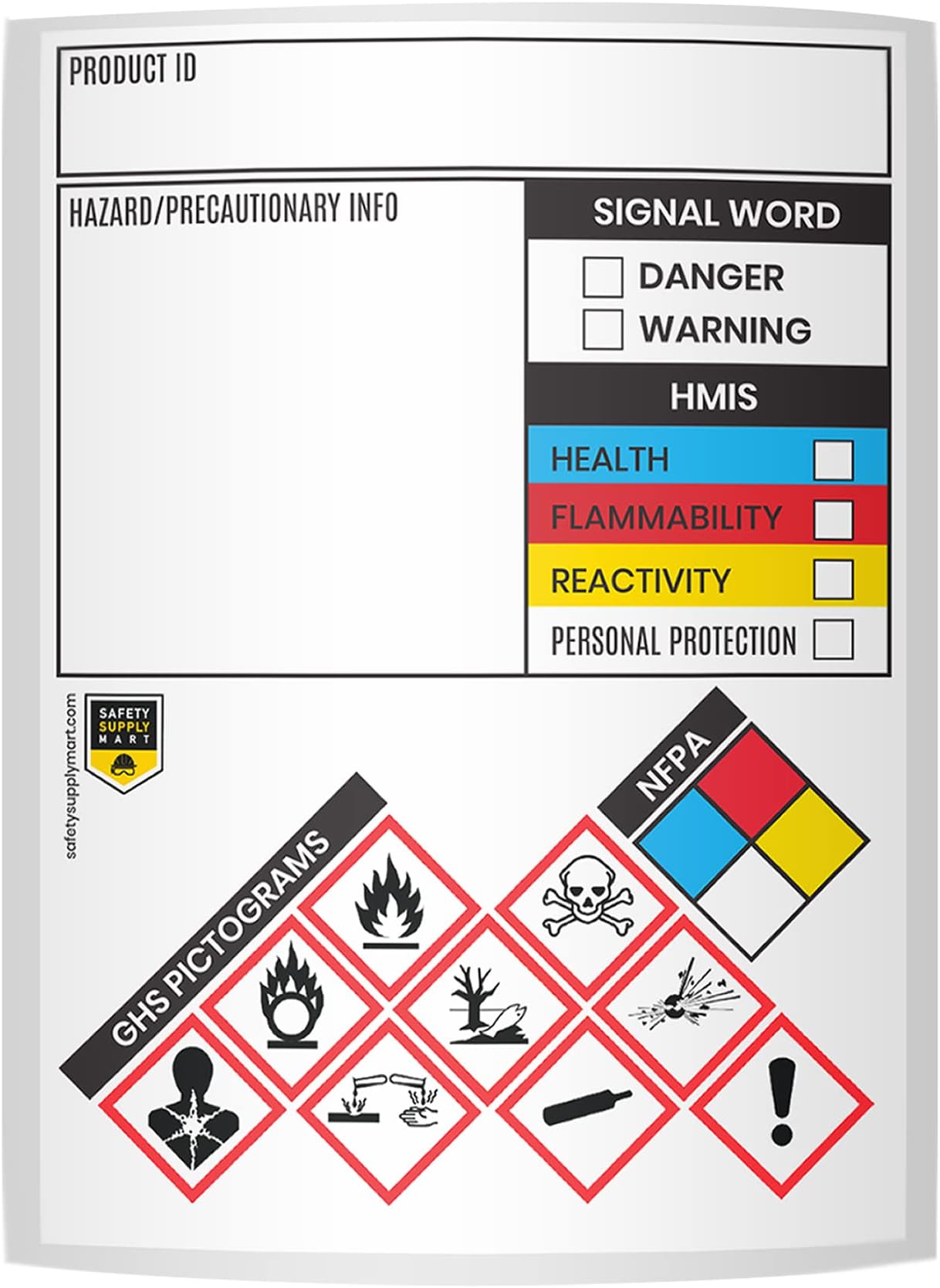 Amazon.com: SDS Stickers/MSDS Stickers for Chemical Safty Data 2 X 3 ...