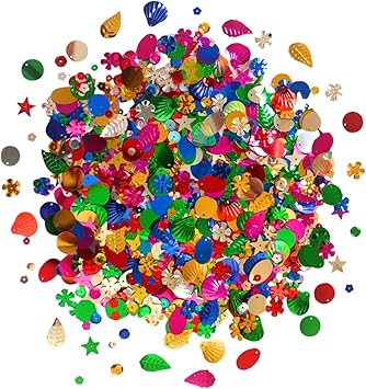 Kids B Crafty - Lots of, Sequins, Sequins for Crafting, Sewing, Mixed ...