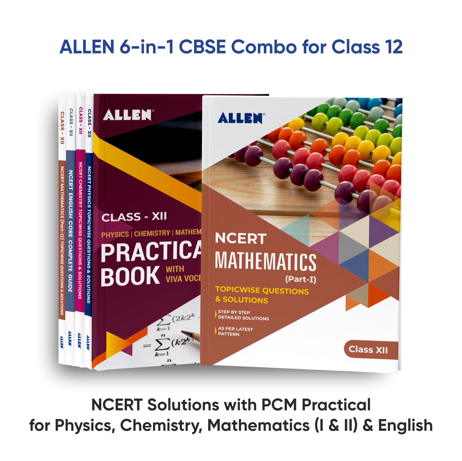 ALLEN 6-in-1 CBSE Combo for Class 12: NCERT Solutions with PCM ...