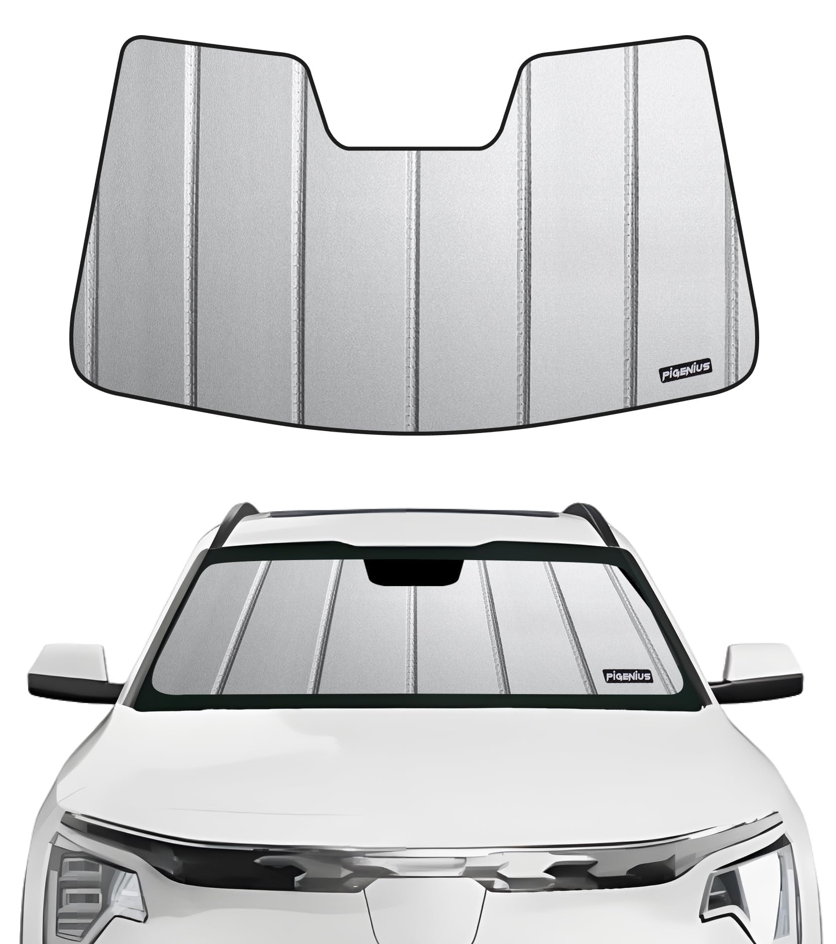 Amazon.com: Pigenius Windshield Sun Shade Fits 2023-2024 Kia NIRO/NIRO ...