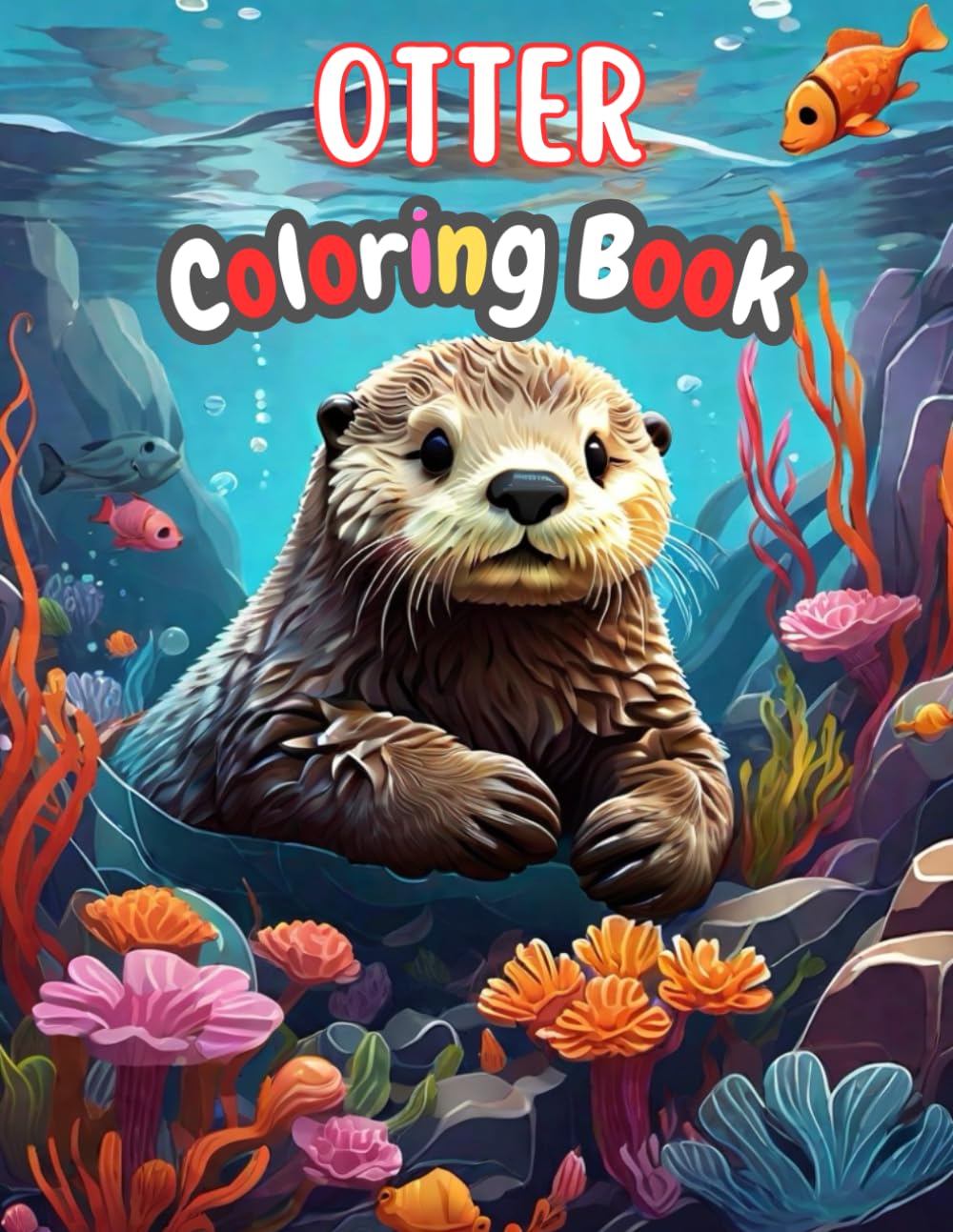 Amazon.com: Otter Coloring Book: Cute & Fun Otter Coloring Pages for ...