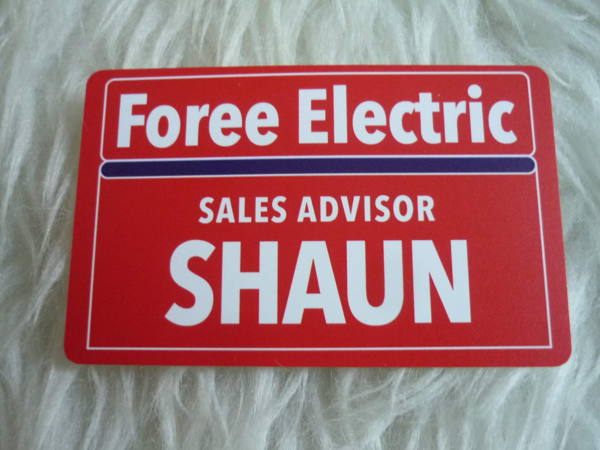 Shaun Of The Dead Name Tag