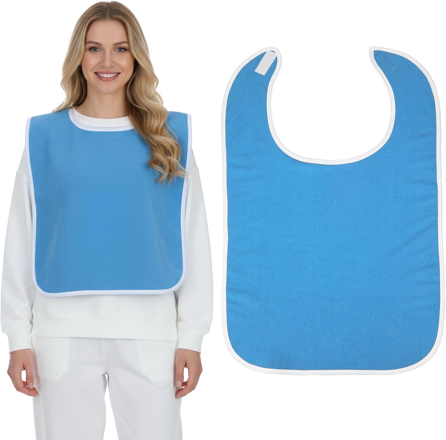 Amazon.com: Ouligay Adult Bib Bibs for Adults Premium Absorbent Adult ...