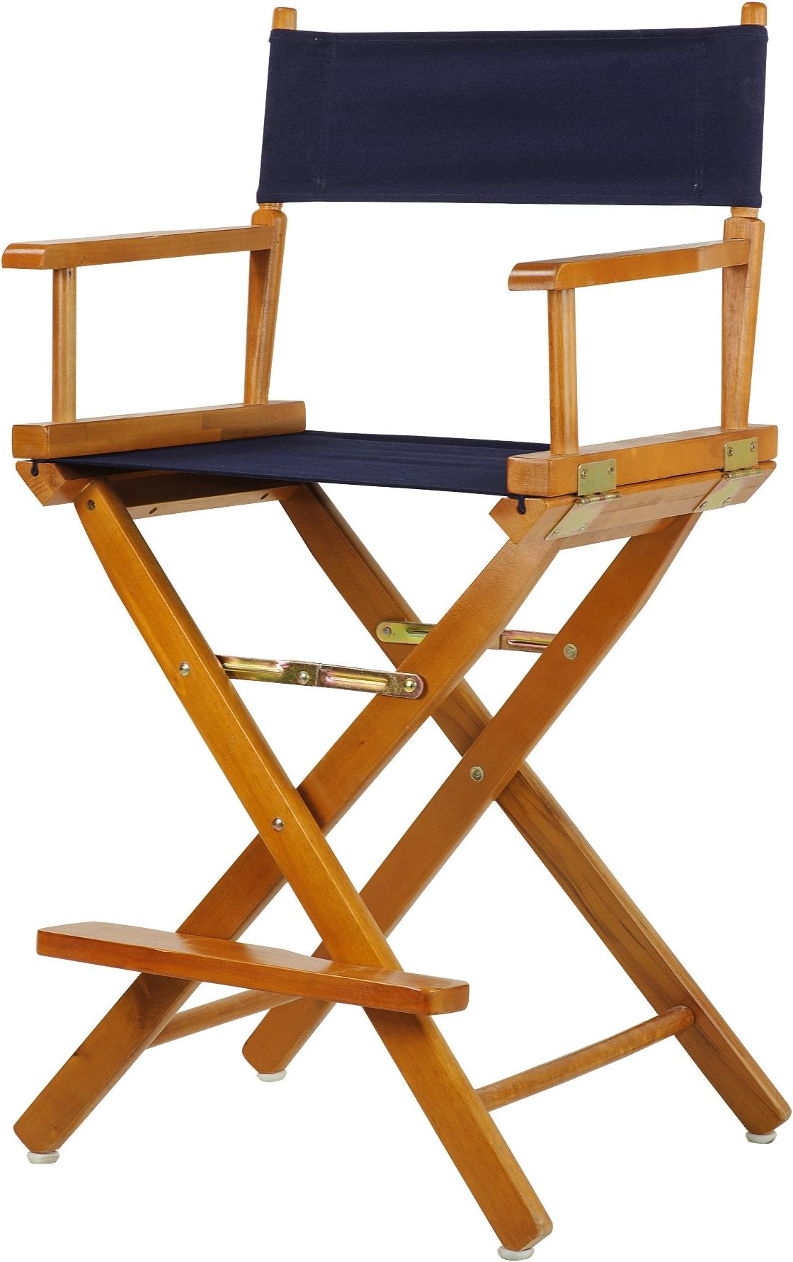 Amazon.com: Casual Home Director's Chair ,Honey Oak Frame/Black Canvas ...