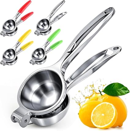 Amazon.com: Lemon Squeezer Large, Lemon Squeezer Juicer Stainless Steel ...