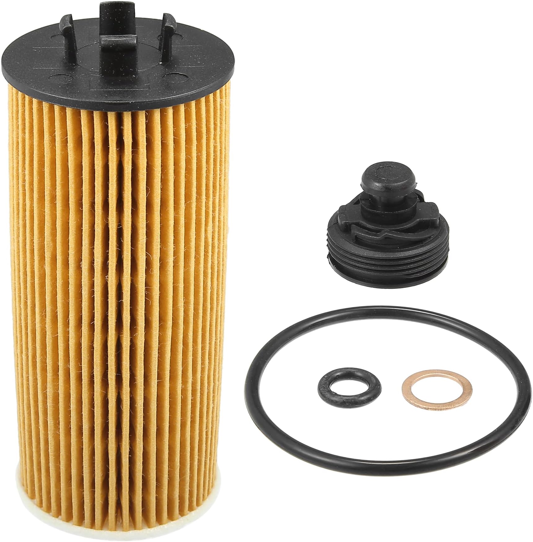 Amazon | X AUTOHAUX エンジンオイルフィルター 置換 11428570590 11428575210 オイル燃料フィルター ...