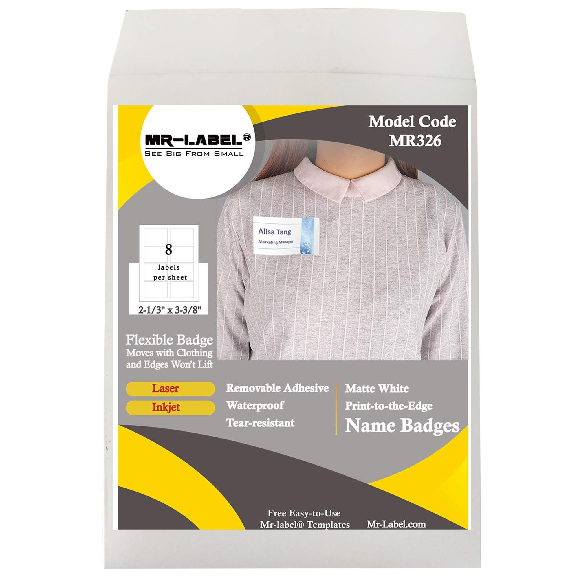 Mr Label 2 1 3 X 3 3 8 Matte | Desertcart Panama