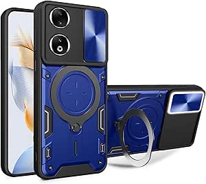 Amazon.com: Case for Honor X5 Plus 4G,Military Flashing [Built-in Kickstand] Magnetic Rotate ...