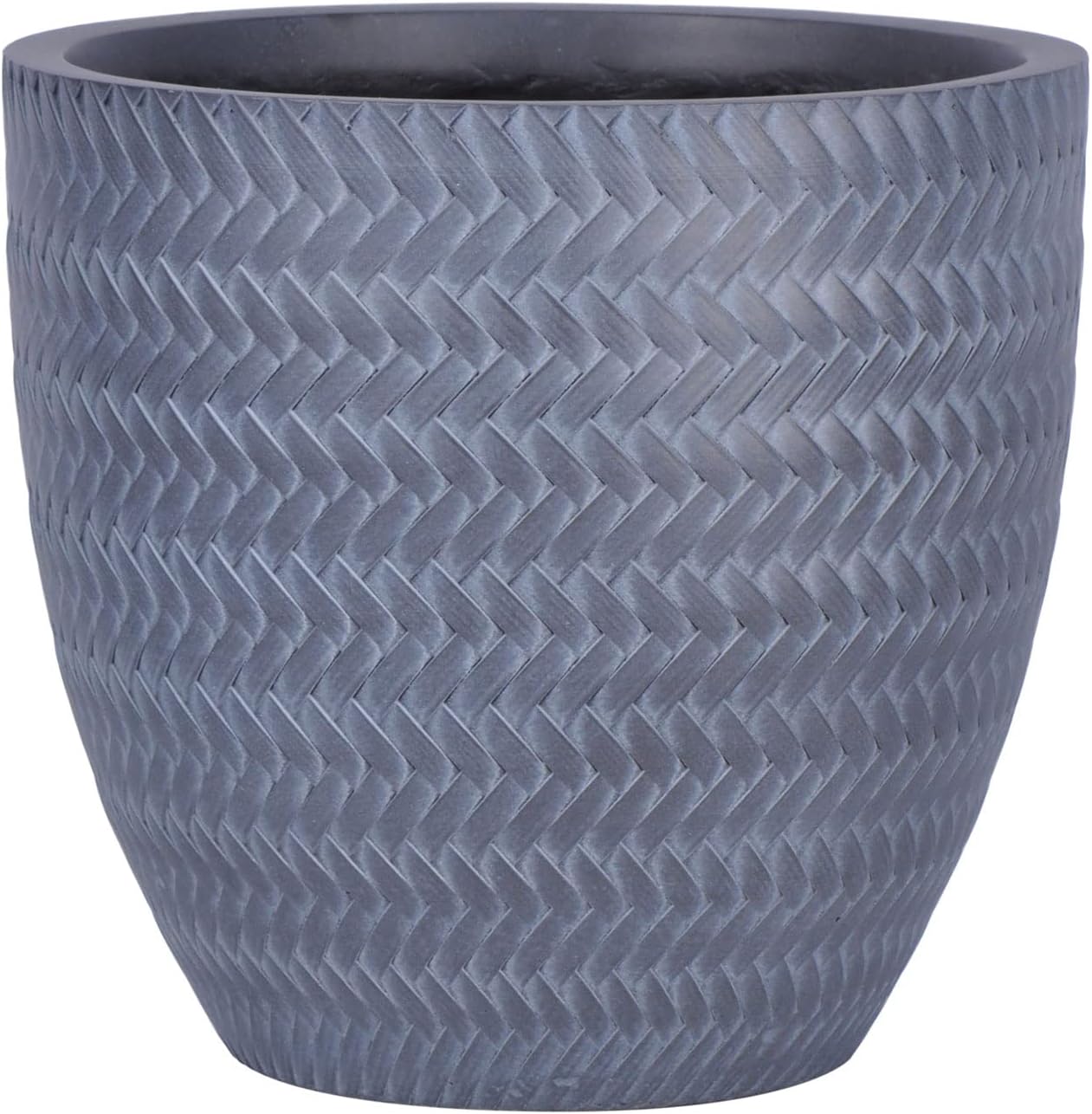 IDEALIST Plant Pots Outdoor Small Round Garden Planters with Drainage ...