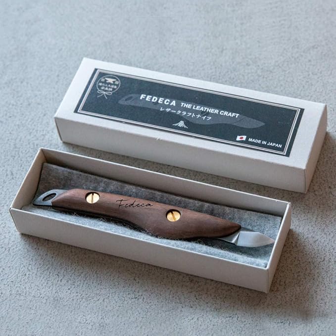 Amazon.co.jp: FEDECA（フェデカ） レザークラフトナイフ 右利き用 000821 (革裁ちナイフ) : ホビー