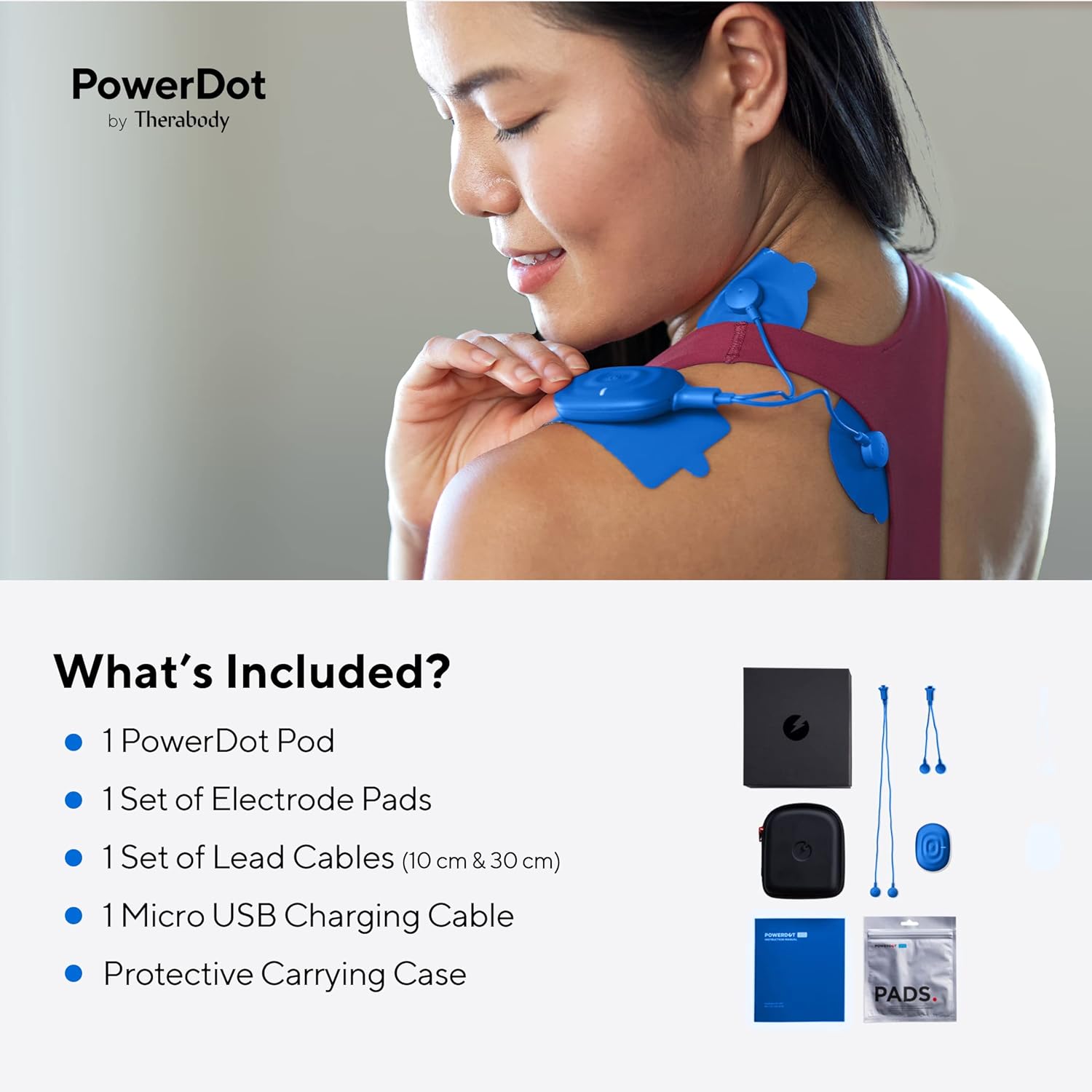 Buy Therabody PowerDot 2.0 Uno - Electrical Muscle Simulation Device ...