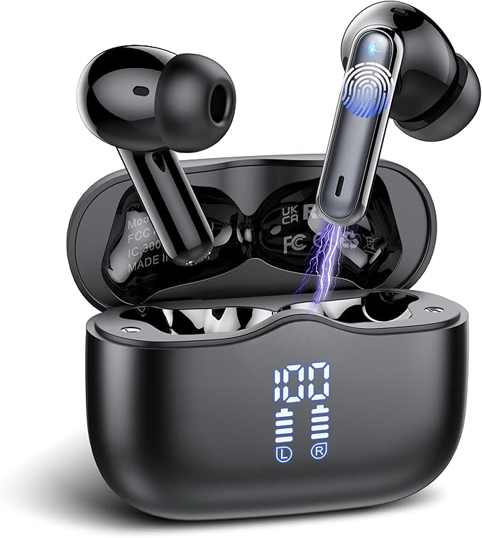 Amazon.com: Wireless Earbuds, Bluetooth 5.4 Ear Buds Wireless Bluetooth ...