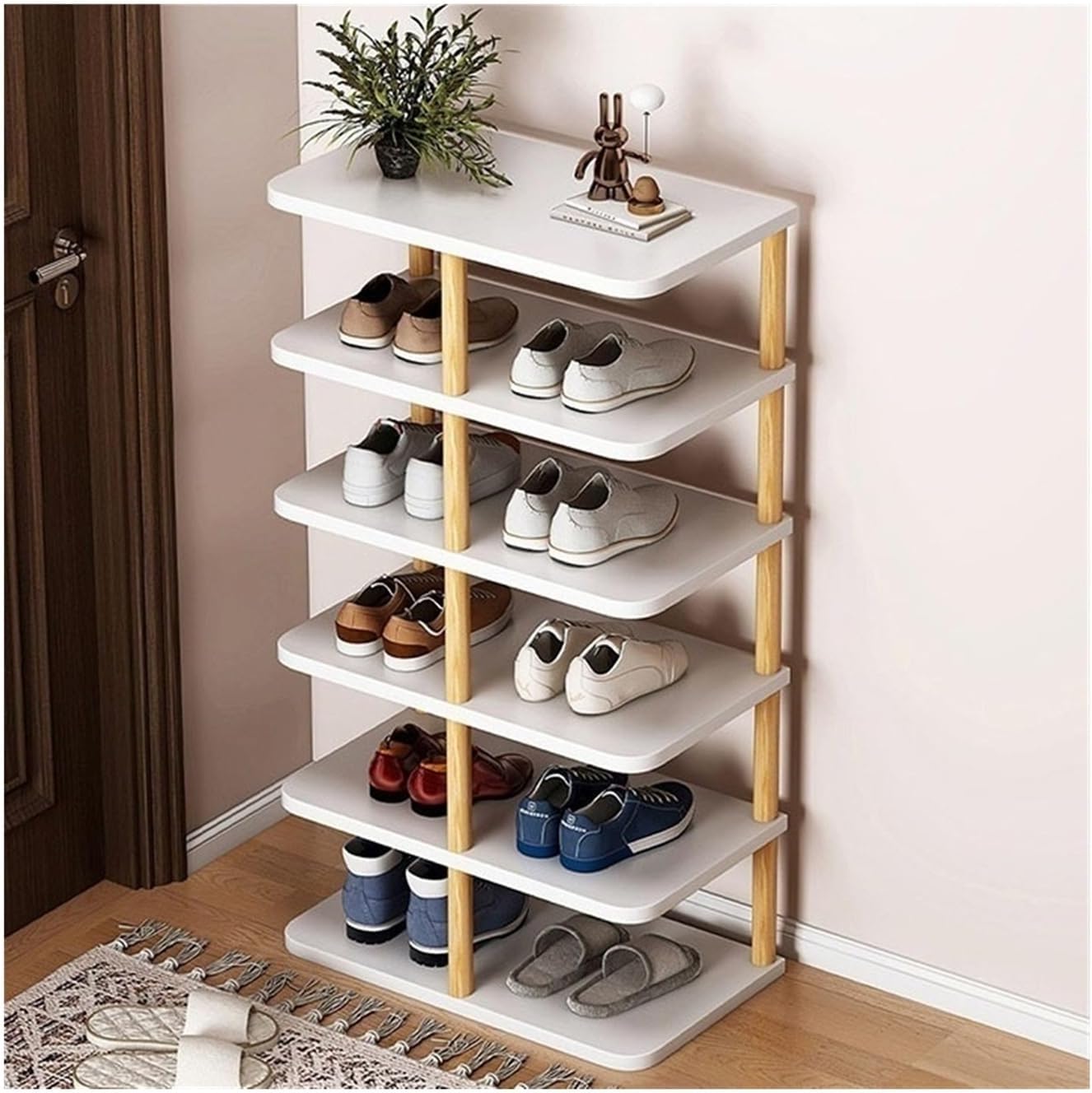 Amazon.com: Shoe Organizer Multi Layer Shoe Storage Organizer, Narrow ...