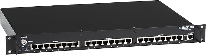 Amazon.co.jp: ブラックボックスnbsall8mgr Proスイッチングシステム1u NBS、RJ - 45 A / B (すべて ...