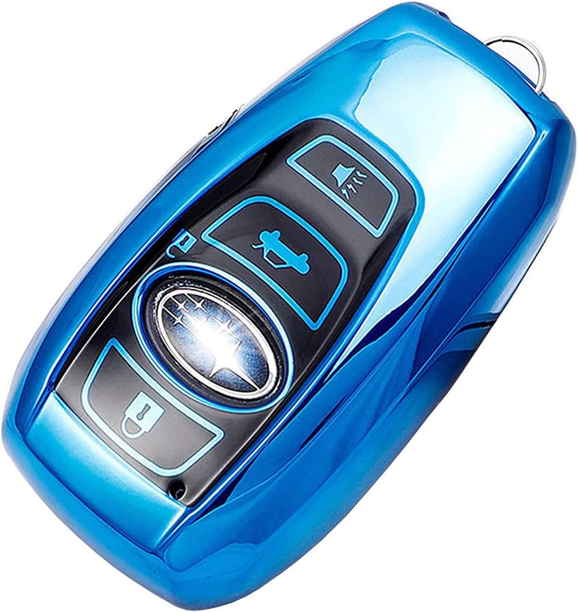 Amazon.com: Soft TPU Flip Key Fob Case Holder Jacket Cover Protector ...
