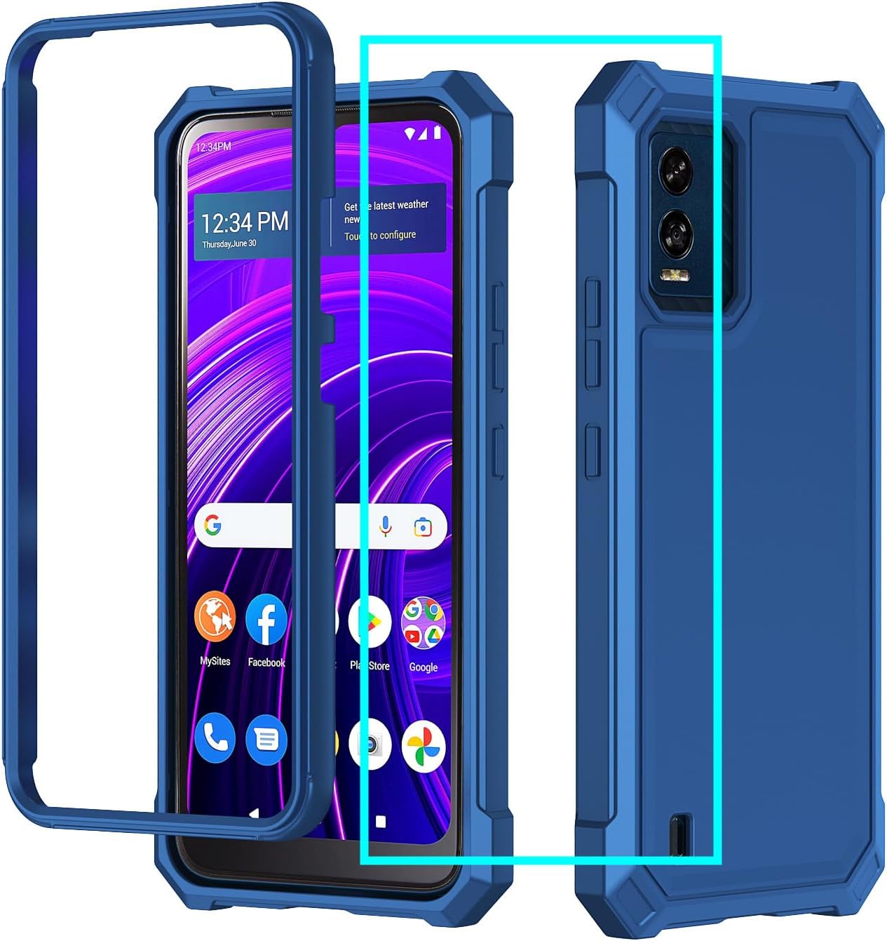 Amazon.com: Aulzaju for BLU View Speed 5G Case with Screen Protector ...