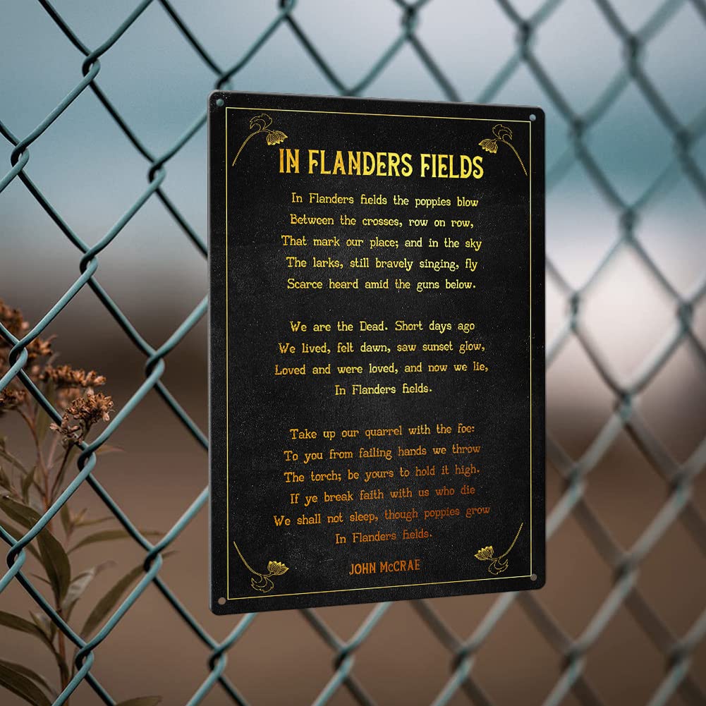 In Flanders Fields Quote Seymour & Lerhn On X: "To Commemorate