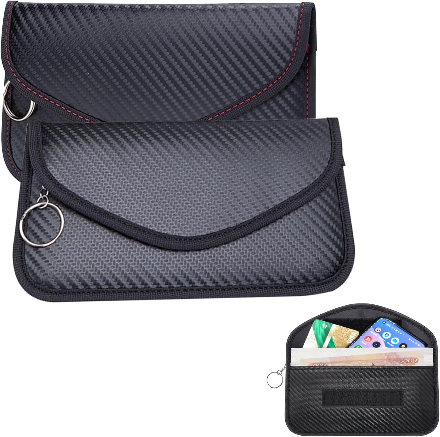 NPQ 2 Pack RFID Key Pouch, Keyless Car Key Signal Blocker Pouch ...