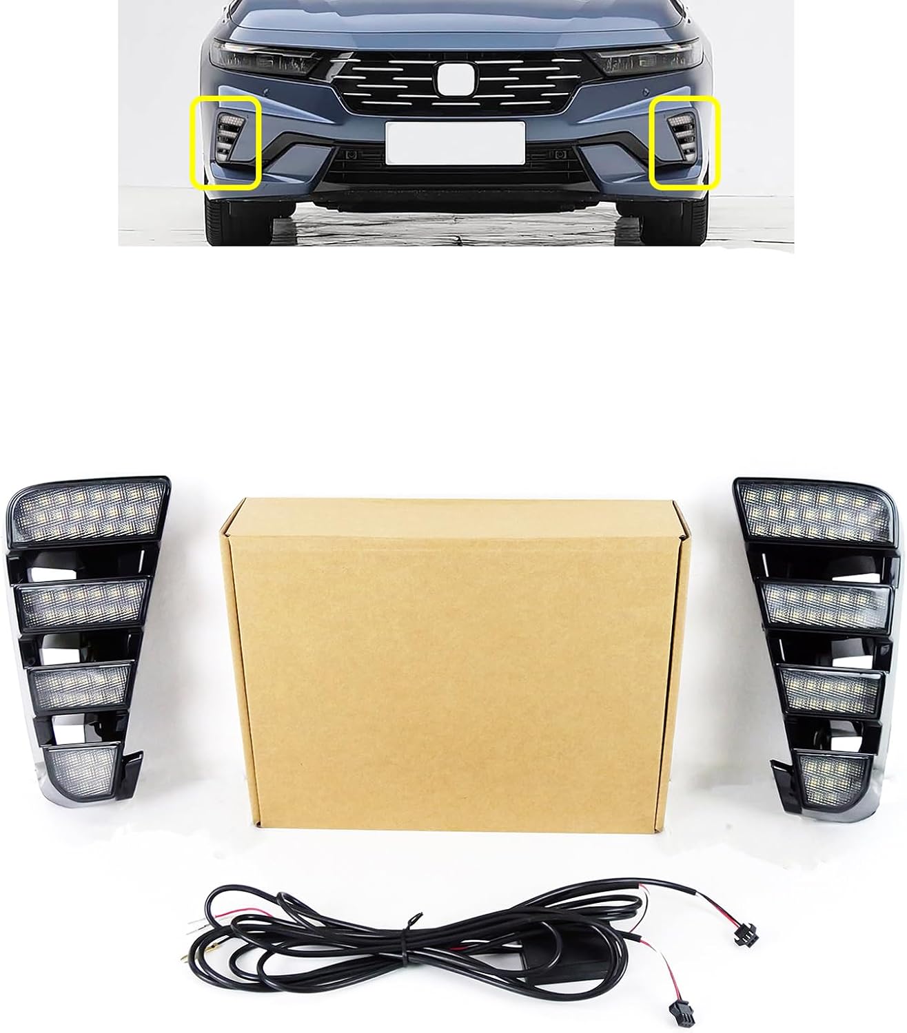 Amazon.com: LED Fog Light Driving DRL For 2025 Honda Accord Daytime ...