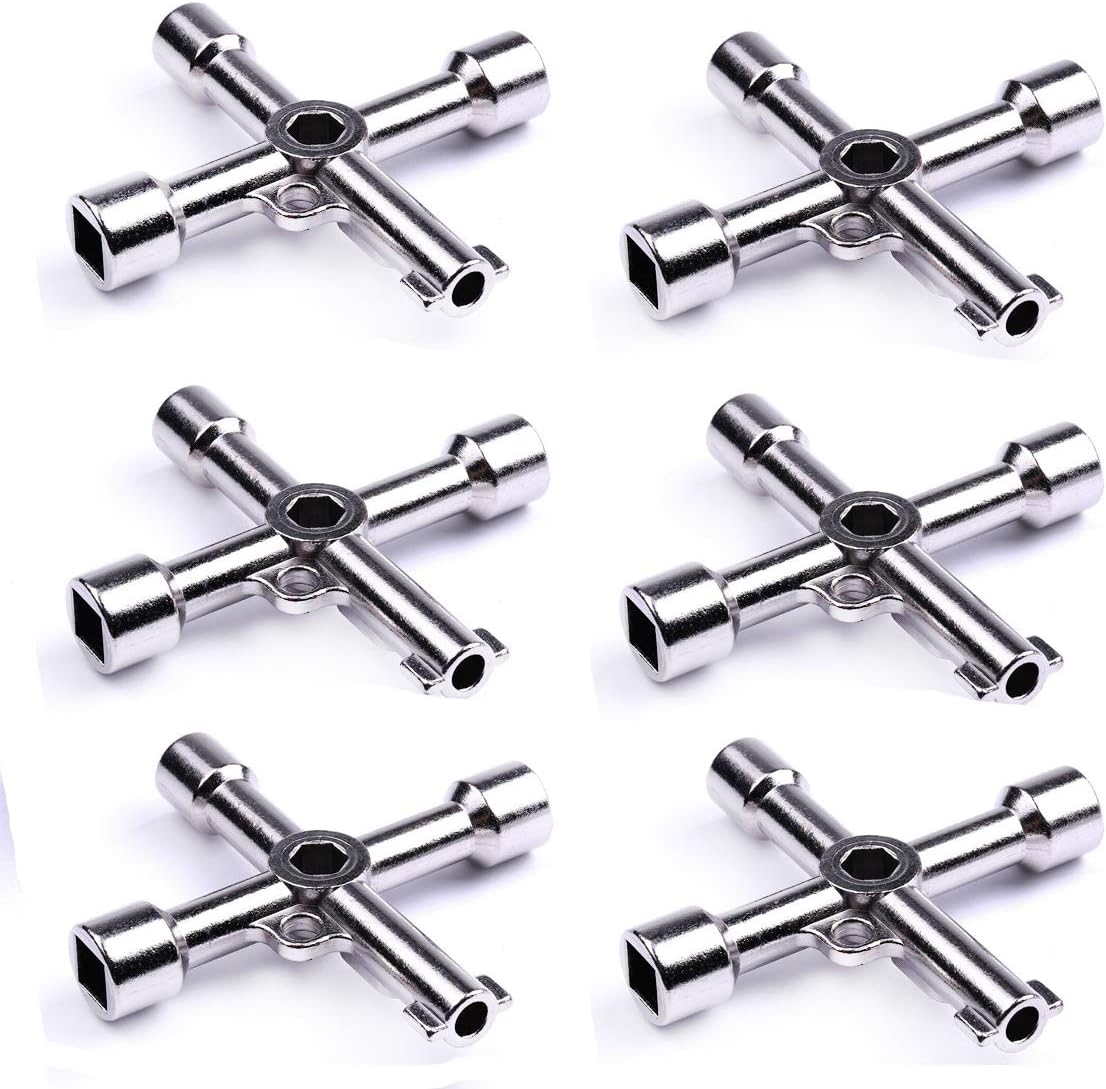 4 in 1 Alloy Triangle/square 4 Way Service Utility Cross Triangle ...