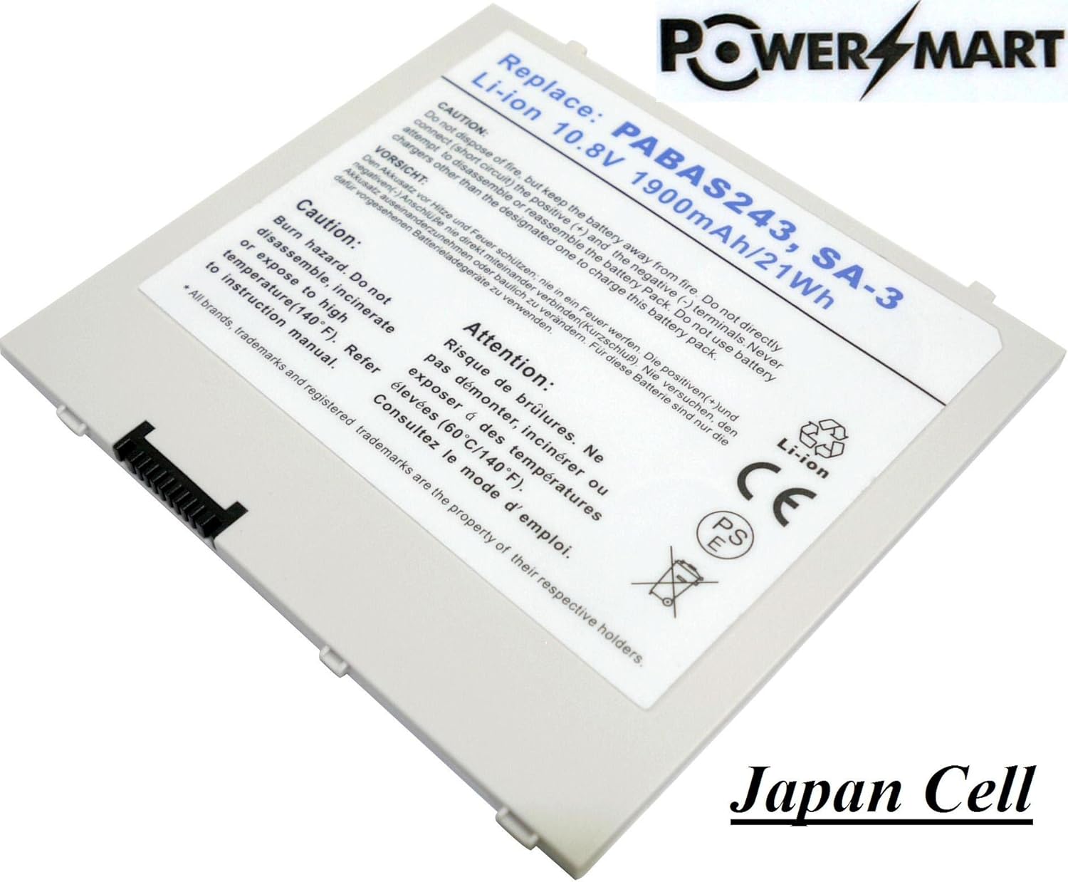 Amazon.com: PowerSmart® PABAS243 SA-3 Battery for Toshiba AT105-T1016G ...