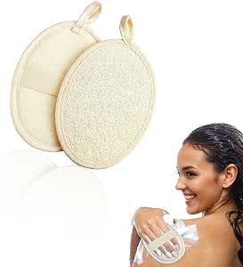 Duomama Bath Loofah Slices, natural exfoliating loofah flesh, made from ...