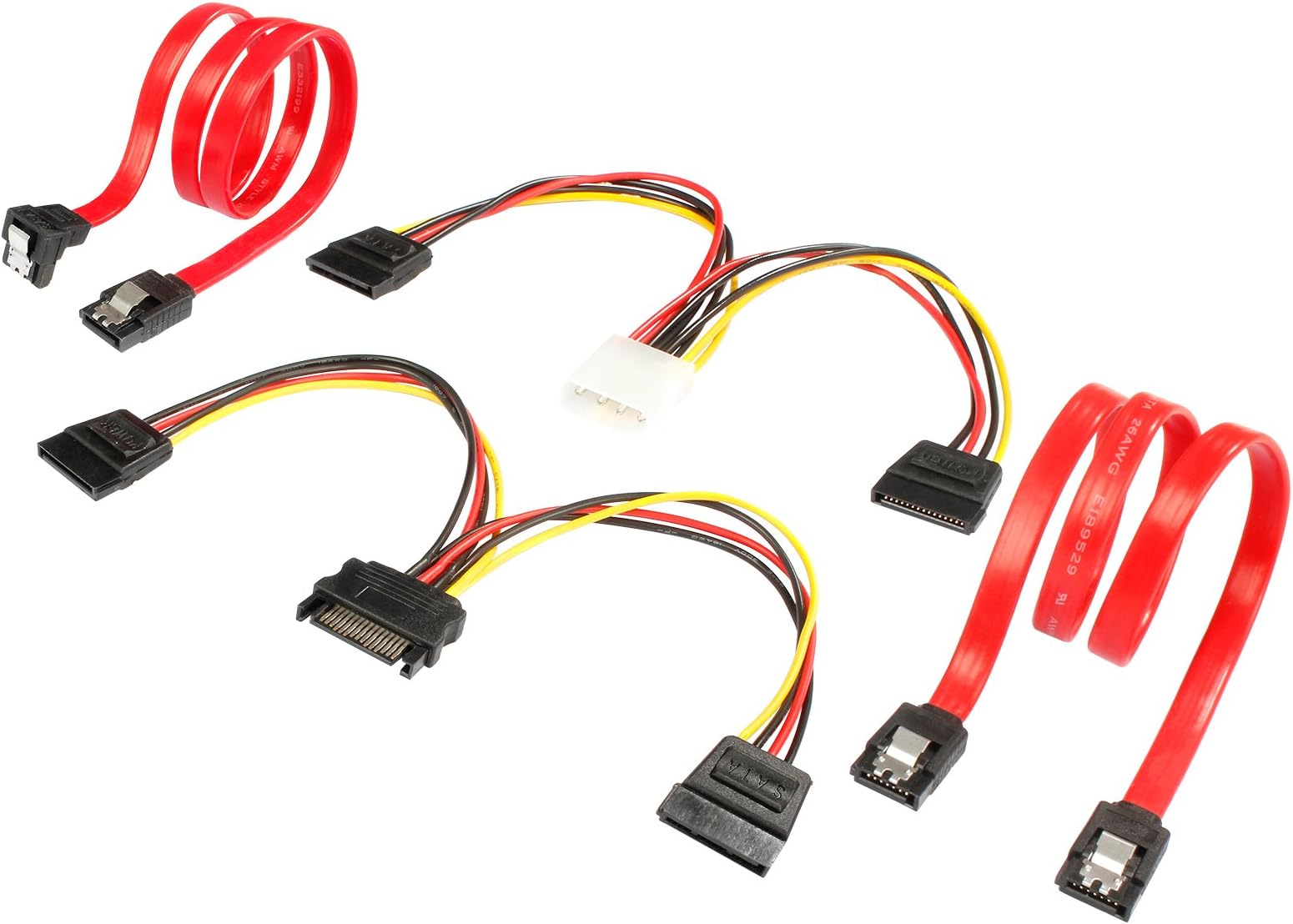 Wentronic Internes PC Y-Stromkabel; CAK S-37 Power ADAP SATA > 2xSATA ...