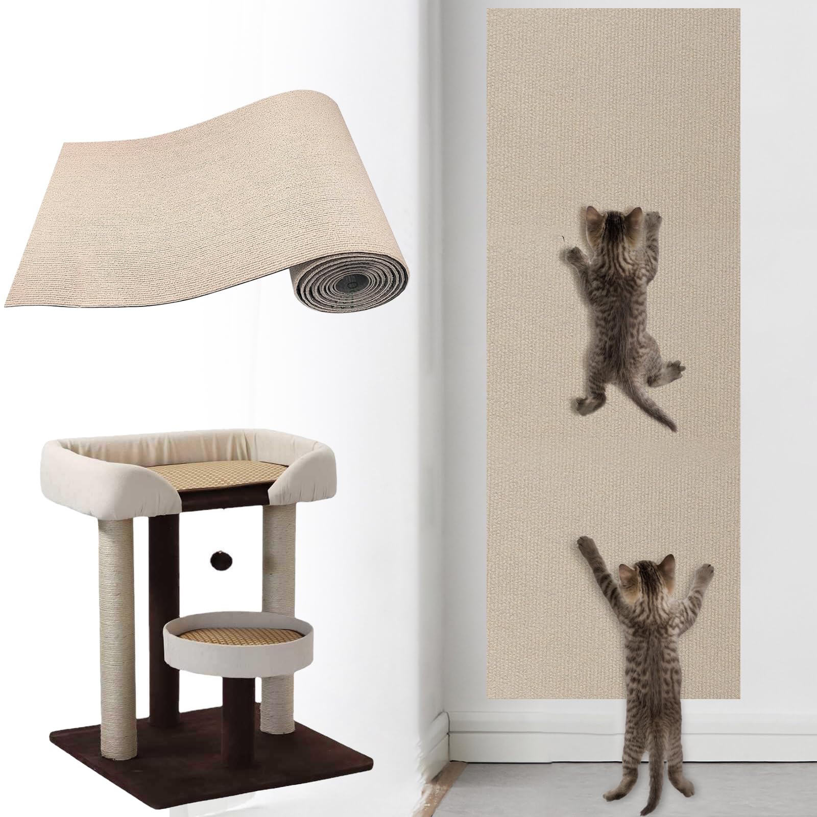 Grattoir Chat Autocollant Griffoir Chat Griffe Chat Tapis Grattoir pour ...