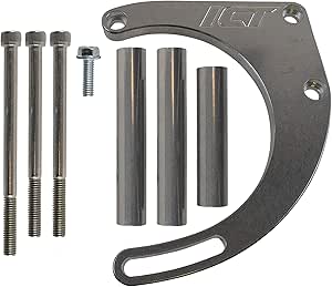ICT Billet BBC Alternator Bracket Adjustable Electric Water Pump Low ...