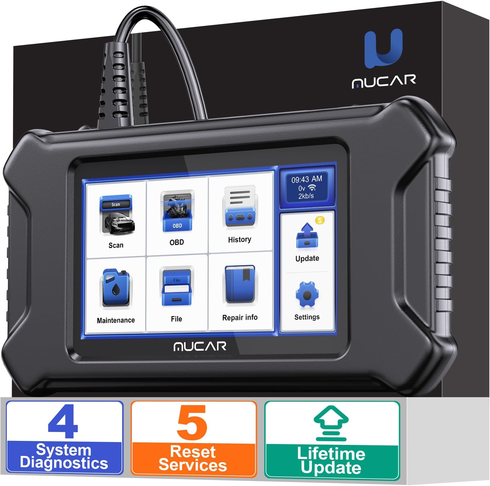 Amazon.com: XTOOL D5S OBD2 Scanner - 2025 Code Reader for Cars & Trucks ...