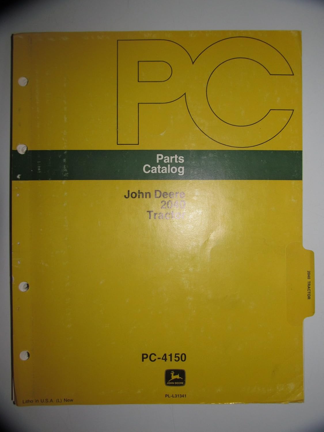 John Deere 2040 Tractor Parts Catalog Book Manual Original PC-4150 ...
