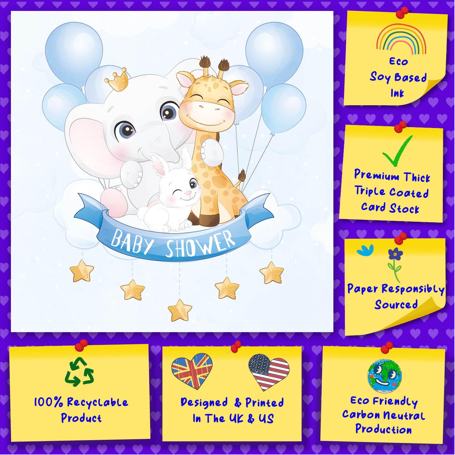 Printable Baby Shower Card Stock Baby Shower Invitation Card Template