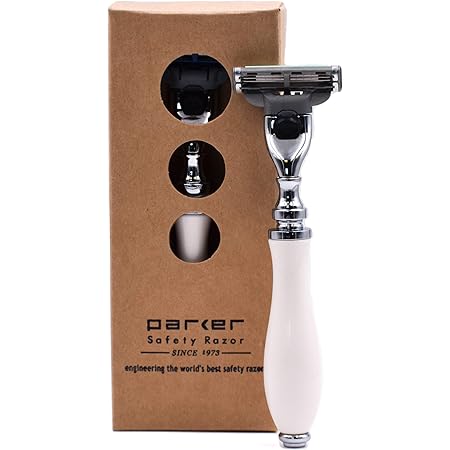 Amazon.com: Parker 42M Heavyweight All-Metal Triple Blade Razor ...
